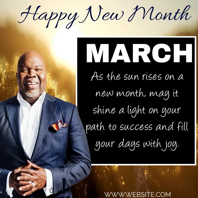 Happy new month of March template video | PosterMyWall