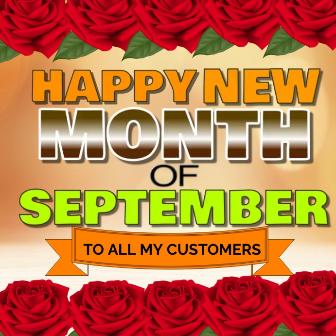 Copy of Happy new month of September design | PosterMyWall