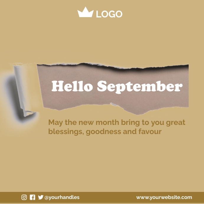 Happy New Month September Template | PosterMyWall