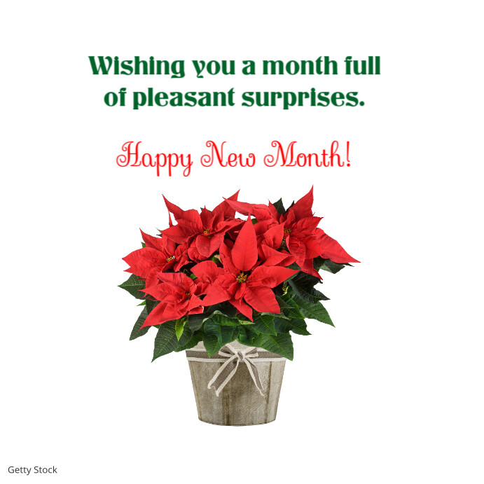 Happy New Month surprises Template | PosterMyWall
