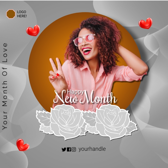 Happy New Month Template Design | PosterMyWall