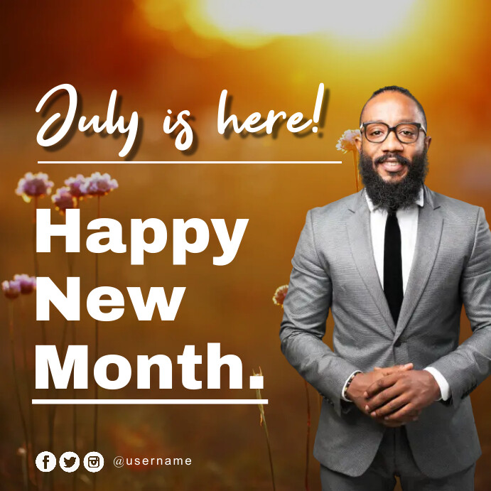 Happy new month Template | PosterMyWall