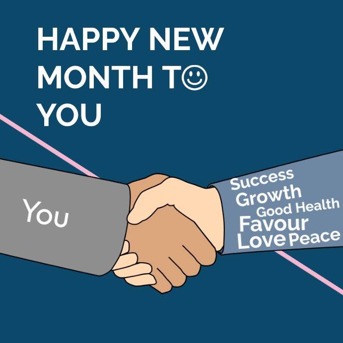 Happy New Month template | PosterMyWall