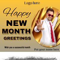 Happy new month template | PosterMyWall