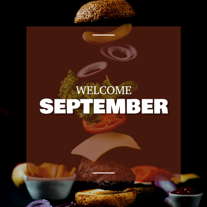 Plantilla de Happy New Month Welcome September Design | PosterMyWall