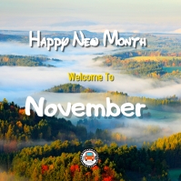 Happy New Month Welcome To November (2) Template | PosterMyWall