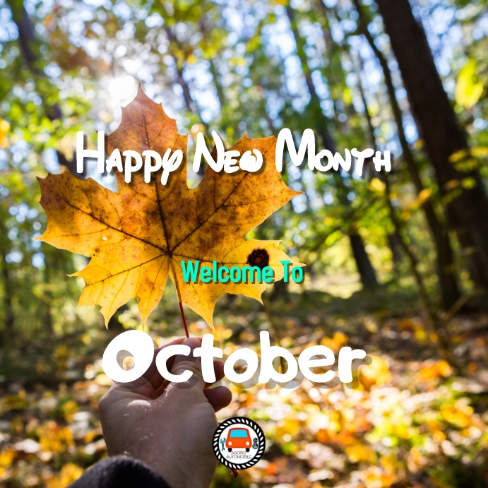 Copy of Happy New Month Welcome To October (1) | PosterMyWall