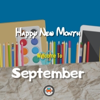 Happy New Month Welcome To September (1) Template | PosterMyWall