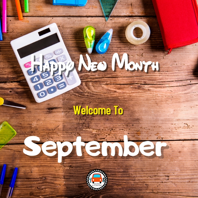 Happy New Month Welcome To September (1) Template | PosterMyWall