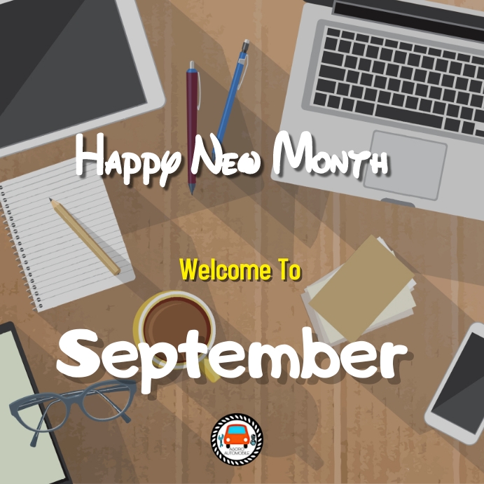 Happy New Month Welcome To September Template | PosterMyWall