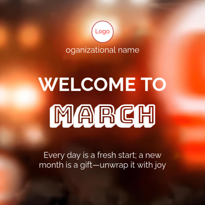 Plantilla de HAPPY NEW MONTH WISHES | PosterMyWall