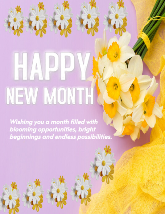 Copy of Happy New Month.. new month template | PosterMyWall