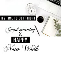 Happy new week poster Template | PosterMyWall