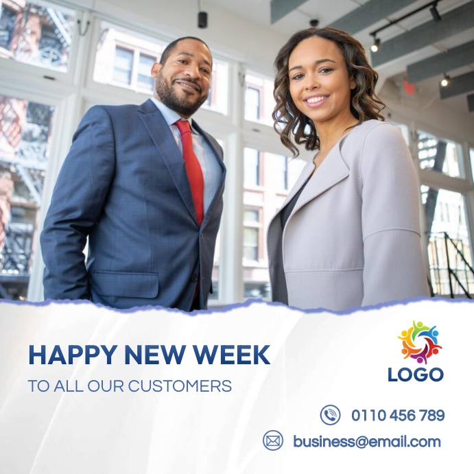 Happy new week corporate business flyer Template | PosterMyWall