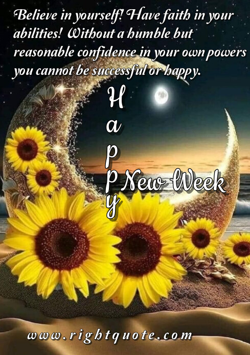 Happy new week Templat | PosterMyWall