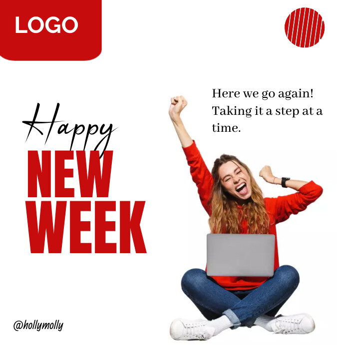 Happy New Week Template | PosterMyWall