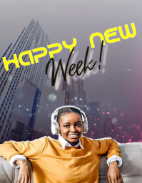 happy new week ad Template | PosterMyWall