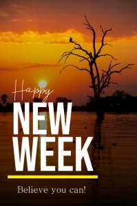 Happy new week Template | PosterMyWall