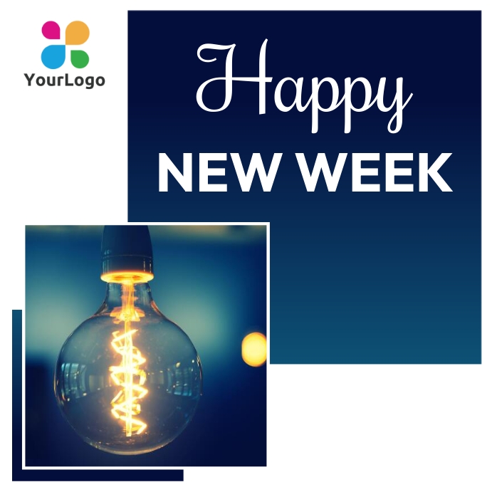 Happy new week Template | PosterMyWall