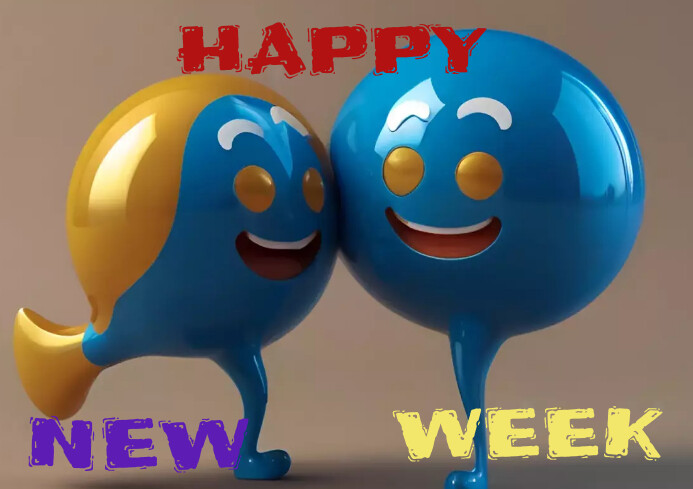 Happy New Week Template | PosterMyWall