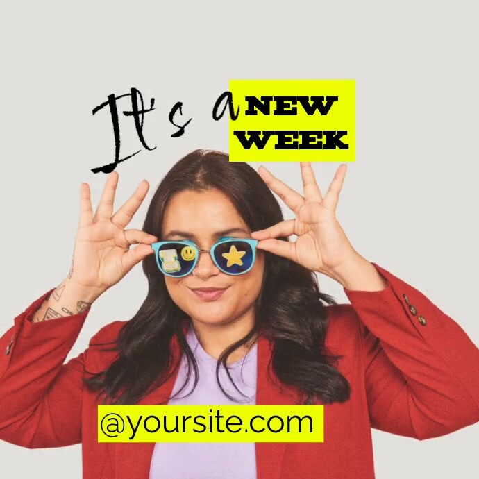 Happy new week Template | PosterMyWall