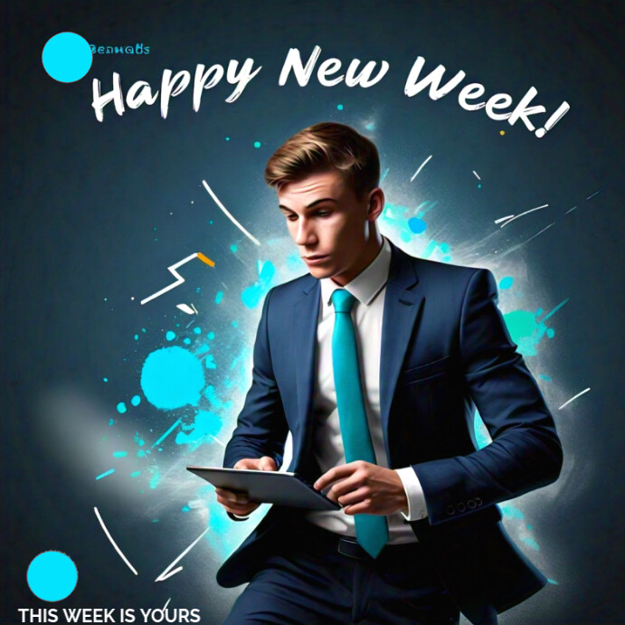happy new week design Template | PosterMyWall