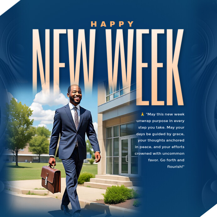 Happy New week Template | PosterMyWall