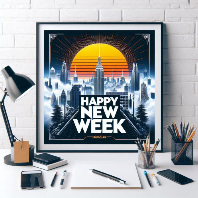 Plantilla de Happy New Week Instagram Post | PosterMyWall