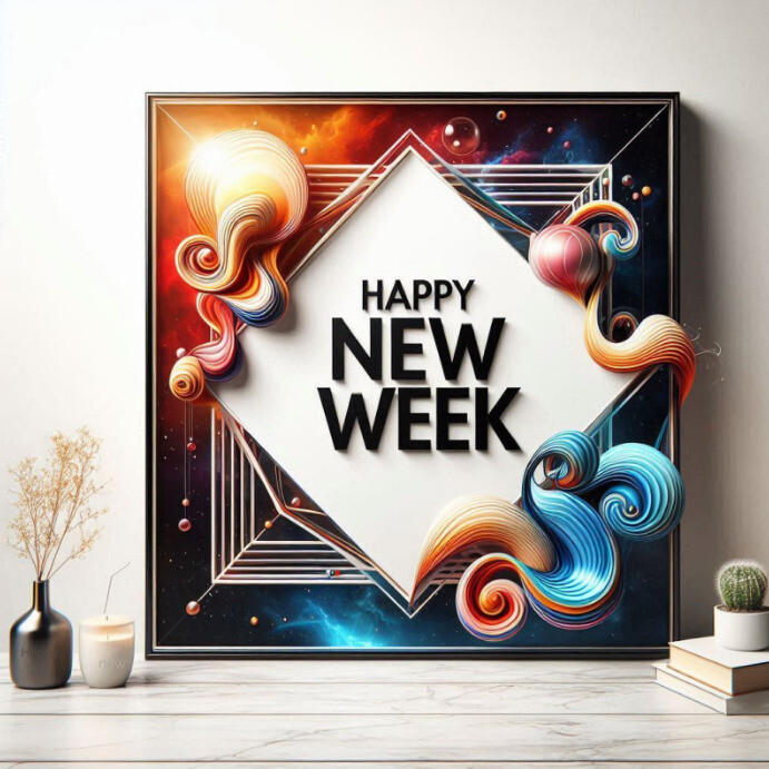 Happy New week Instagram post Templat | PosterMyWall