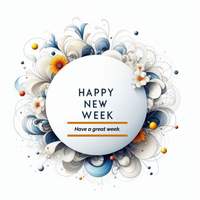 Happy New Week Instagram Post Template | PosterMyWall