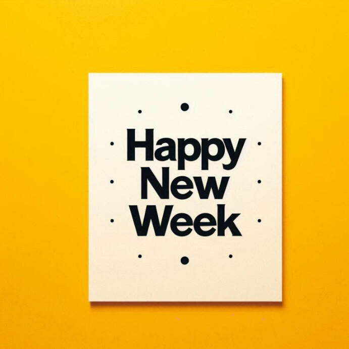 happy New week Instagram post Template | PosterMyWall