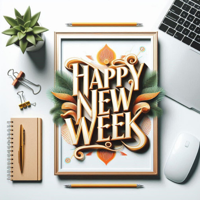 Modèle Happy new week Instagram post | PosterMyWall