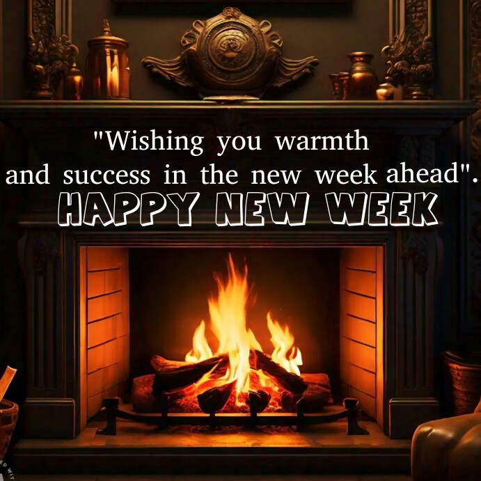 Happy new week quote Template | PosterMyWall