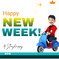 Happy New Week Template | PosterMyWall