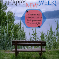 happy new week flyer template | PosterMyWall