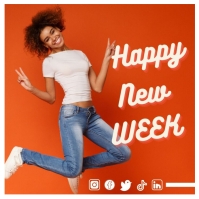 happy new week Template | PosterMyWall