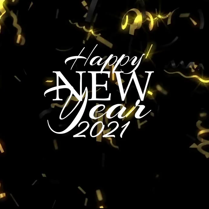 Happy New Year 2020 Confetti Template | PosterMyWall
