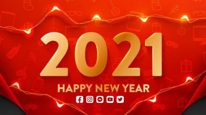 happy new year 2021 Template | PosterMyWall