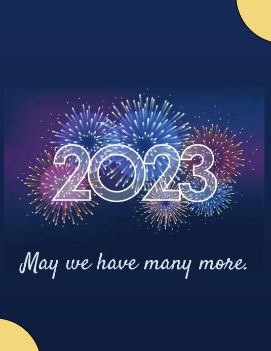 Copy of happy new year 2023, 2023 | PosterMyWall
