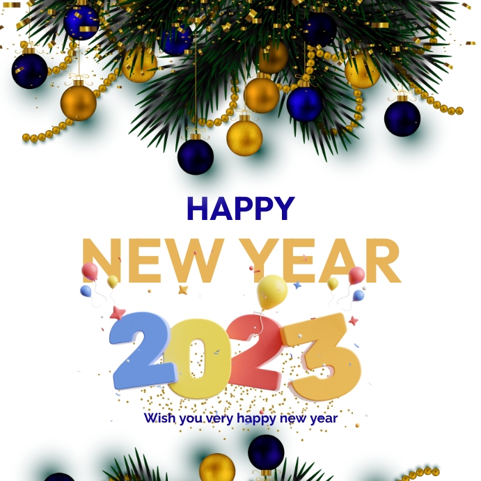 Happy New Year 2023 Template | PosterMyWall