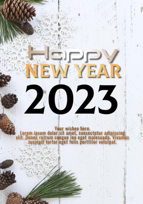 HAPPY NEW YEAR 2023 Template | PosterMyWall