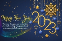 Happy ney year 2023 free design Template | PosterMyWall