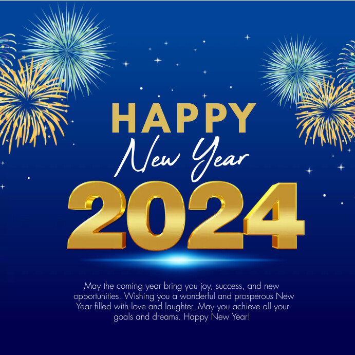 Copy of HAPPY NEW YEAR 2024, 2025,2026,2027,2028,2029 | PosterMyWall