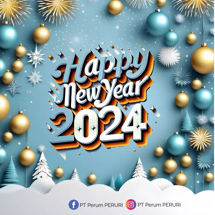 Happy New Year 2024 Template | PosterMyWall