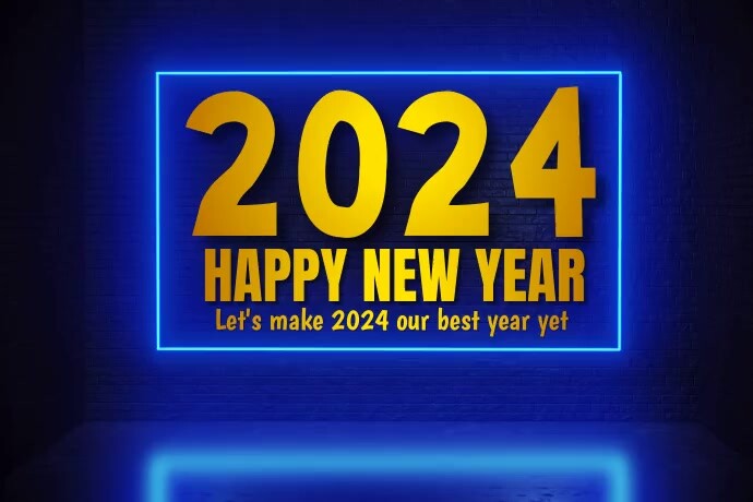happy new year 2024 video Template | PosterMyWall