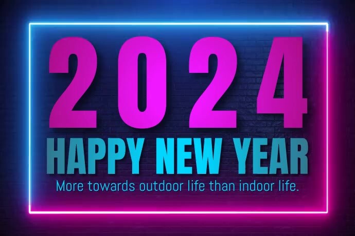 happy new year 2024 video Template | PosterMyWall