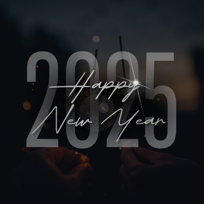Happy-New-Year-2025-Beautiful-Instagram-Post Template | PosterMyWall