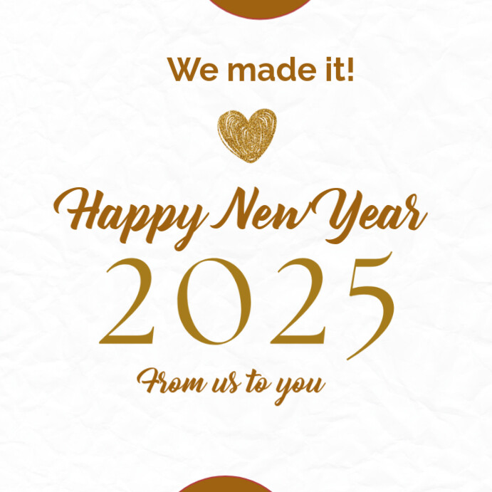 Happy new year 2025 Template | PosterMyWall