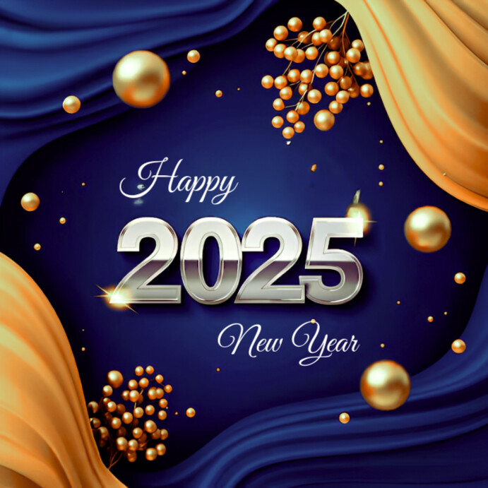 Happy New Year 2025 Template | PosterMyWall