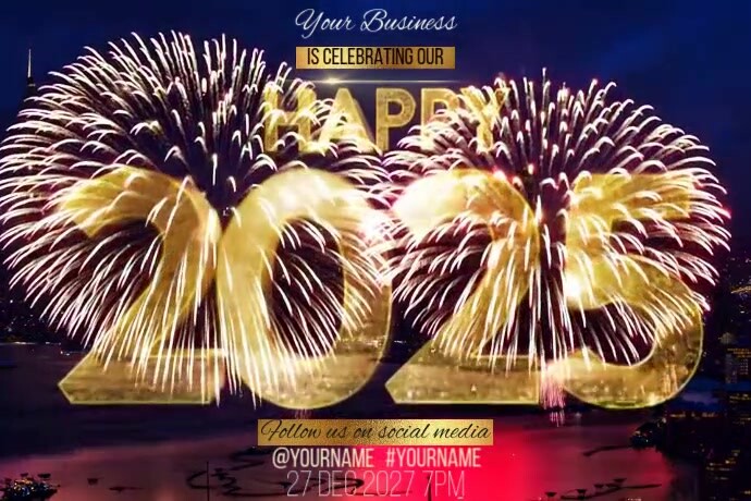 Happy new year 2025 Template | PosterMyWall